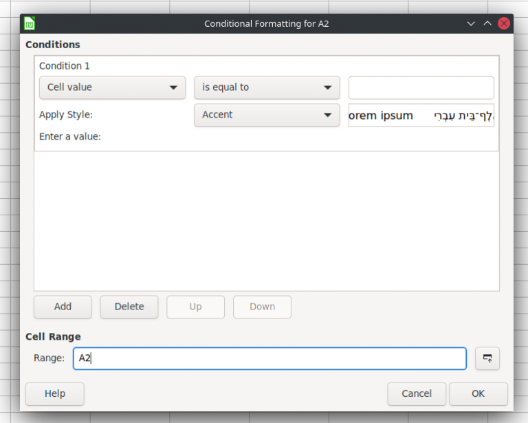 Libreoffice Calc Conditional Formatting Ryan And Debi