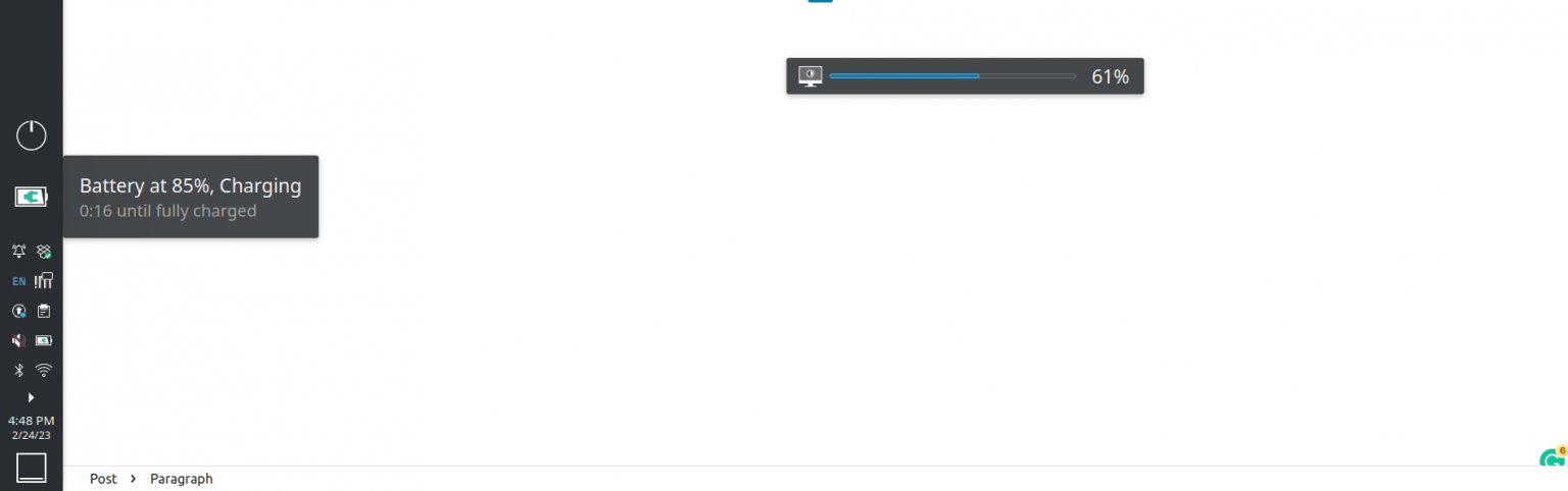Kubuntu – KDE – adjusting screen brightness trick – Ryan and Debi